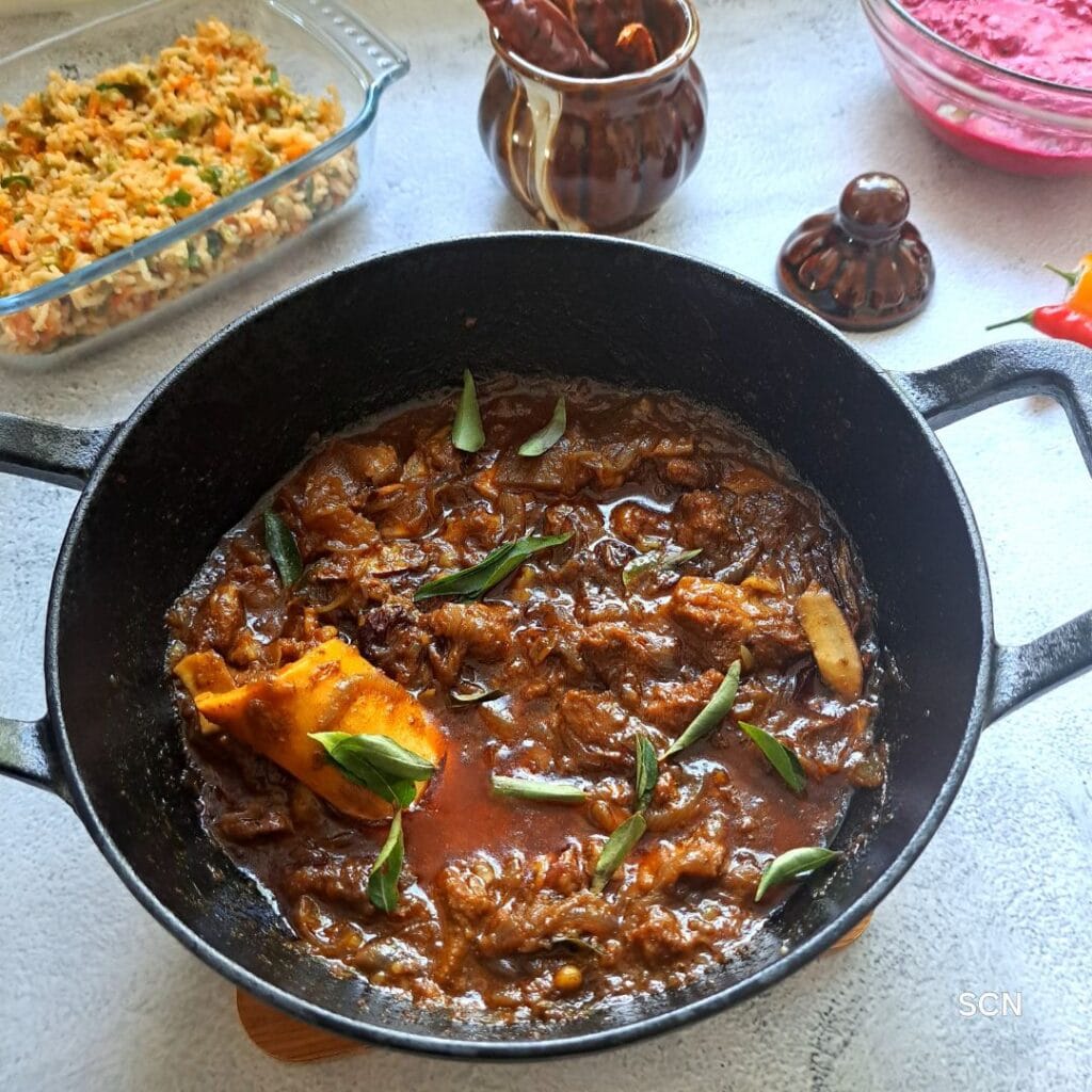 Kerala style Beef roast - Sumi´s culinary notes