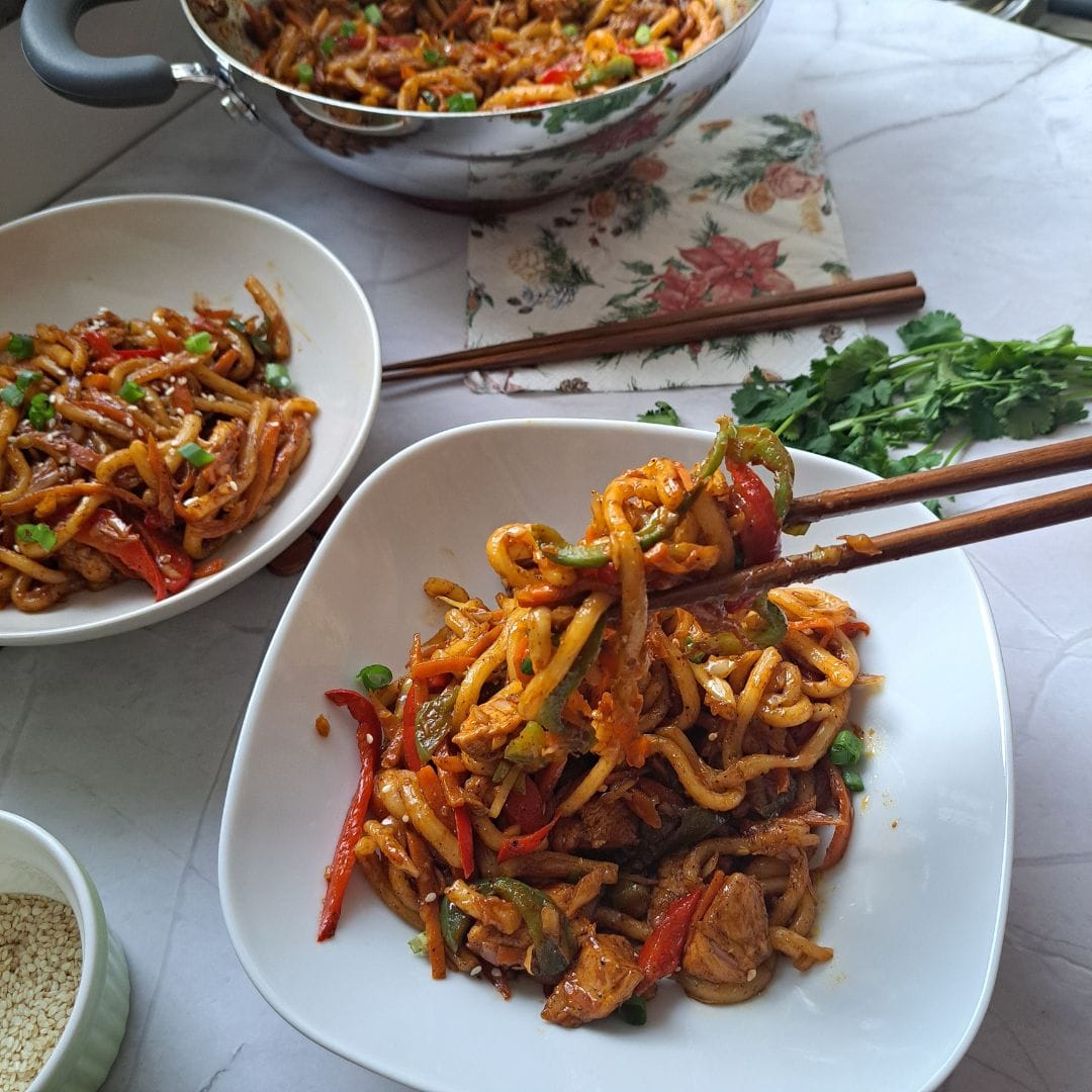 Yaki Udon Noodles Stirfry - Sumi´s culinary notes