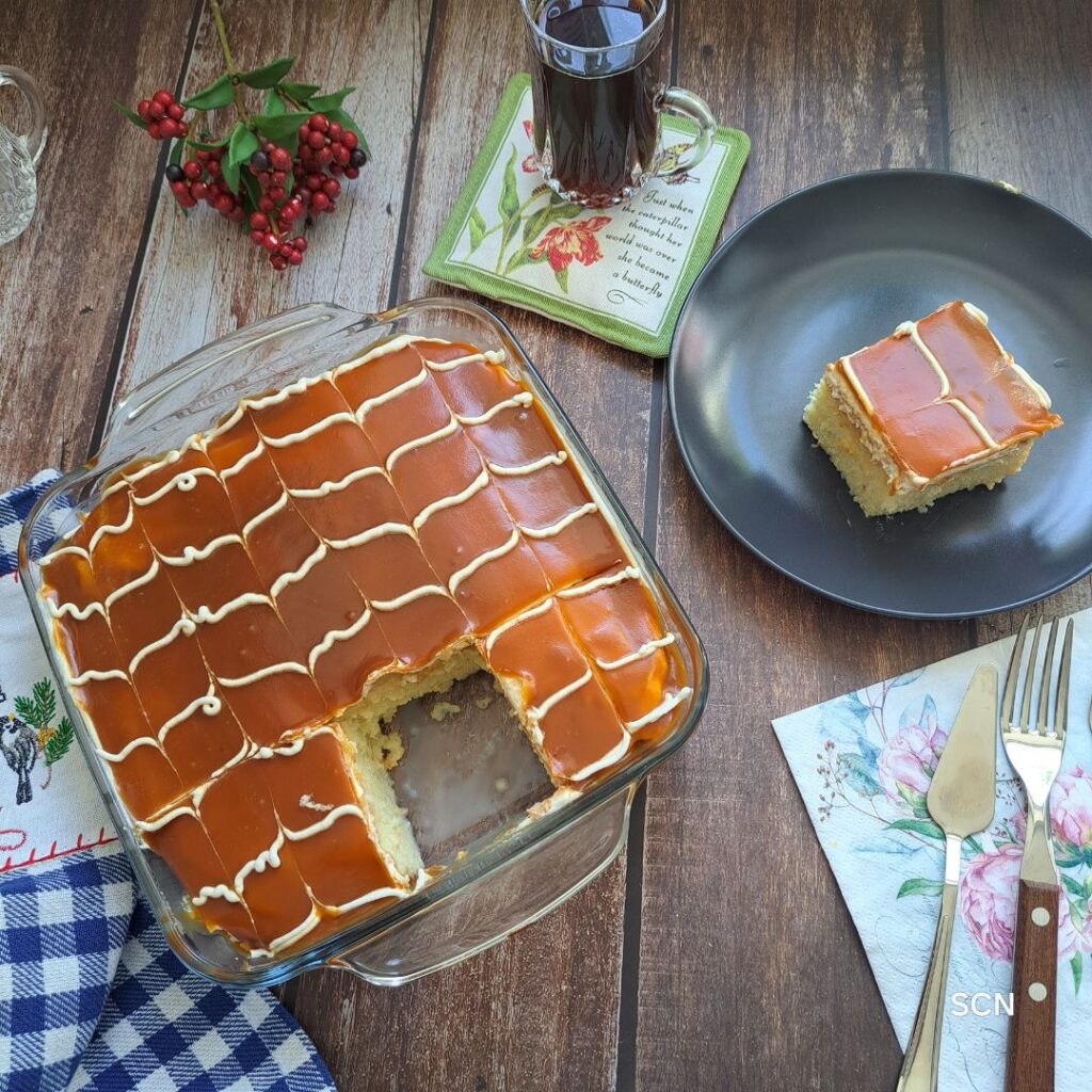 Turkish Trileche (Tres Leches) Cake - Milk Cake - Sumi´s culinary notes